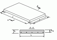Тест 2.2 Reinforced concrete floor slab under distributed load ...